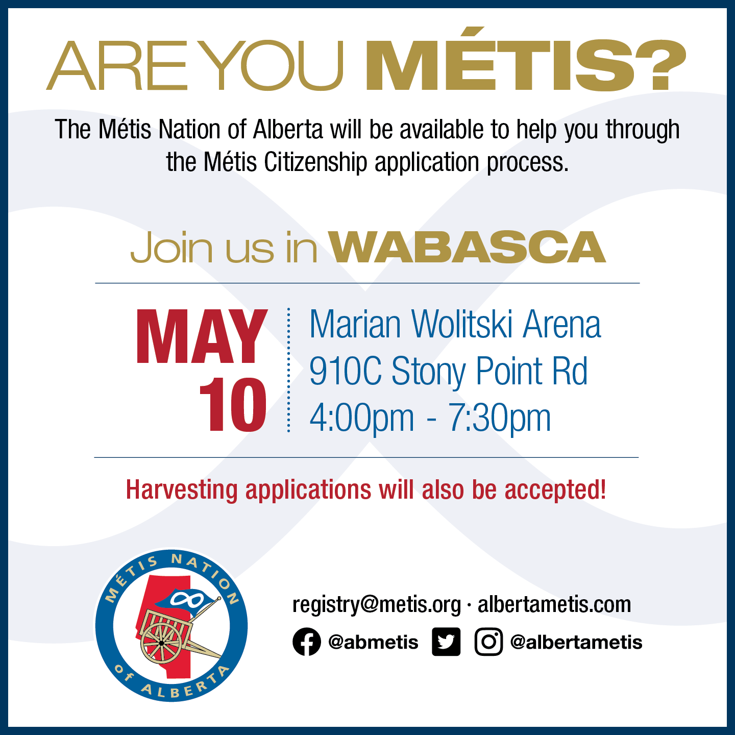 Registry Drive: Wabasca - Métis Nation of Alberta