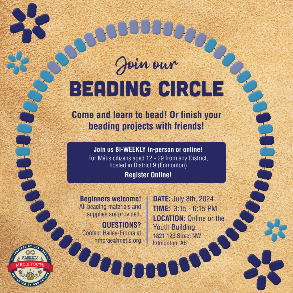 Beading Circle - Otipemisiwak Métis Government