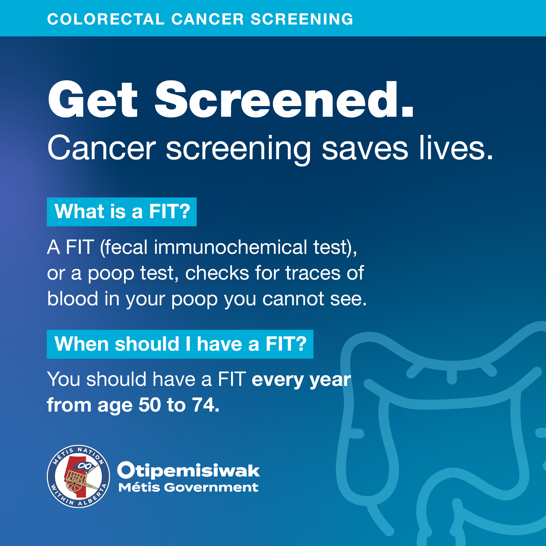 Colorectal Cancer Screening - Otipemisiwak Métis Government